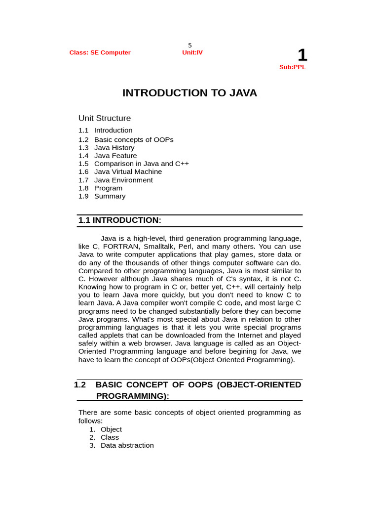 Unit IV | PDF | Java (Programming Language) | Data Type Unit IV | PDF | Java (Programming Language) | Data Type