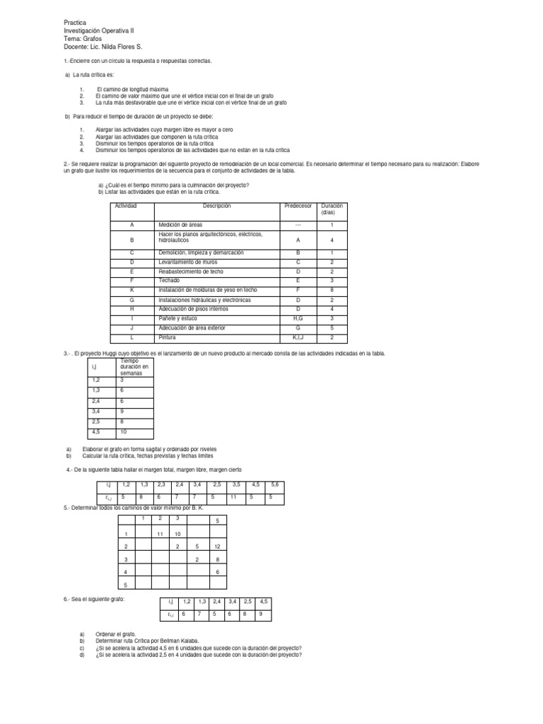 Practica Grafos. | PDF