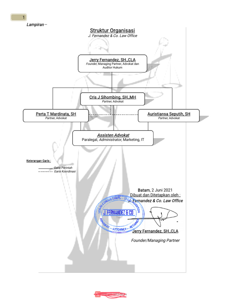 J. Fernandez & Co. Law Office Structure | PDF