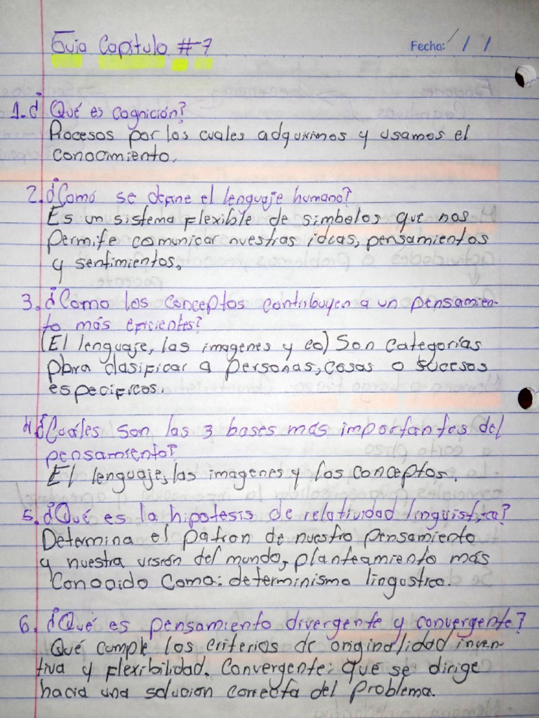 Guía Capitulo XVII PS-101 | PDF