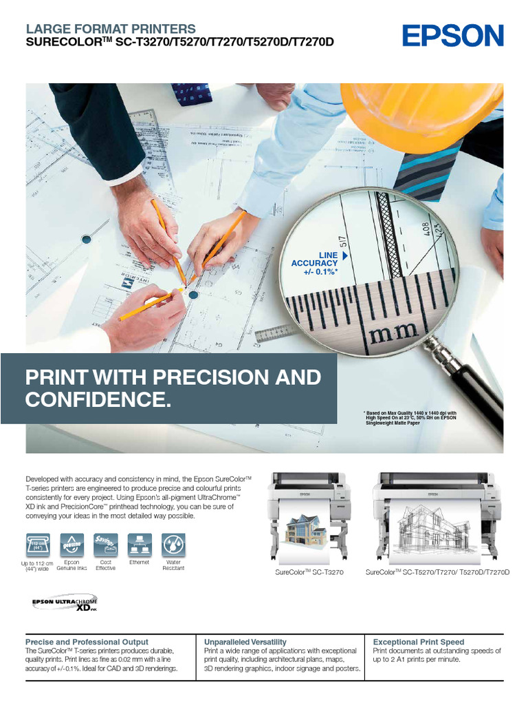 Print With Precision and Confidence.: Large Format Printers | PDF ...