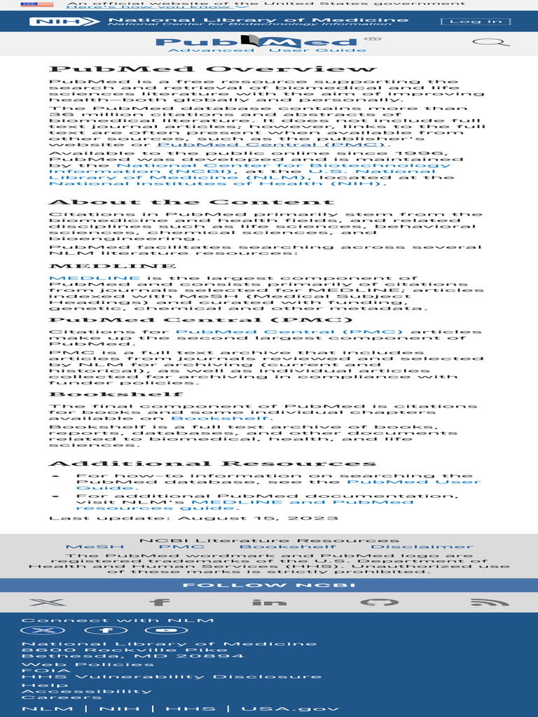 About Pubmed Pdf Pub Med National Center For Biotechnology