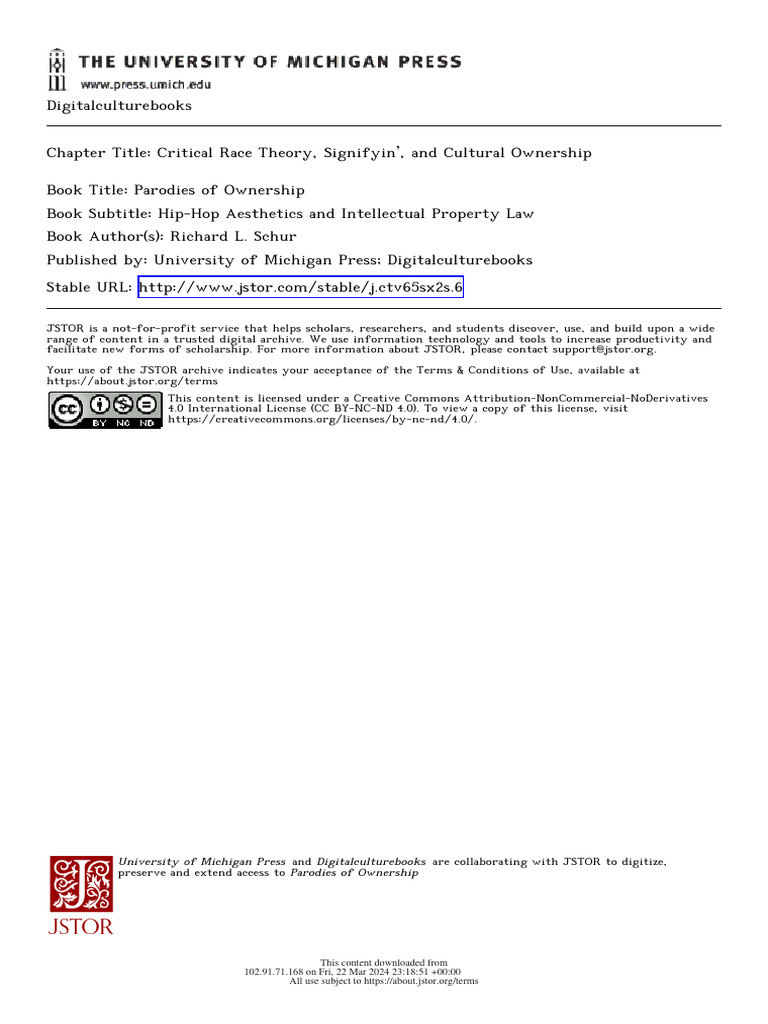 Schur CriticalRaceTheory 2009 | Download Free PDF | Fair Use | Critical ... Schur CriticalRaceTheory 2009 | Download Free PDF | Fair Use | Critical ...
