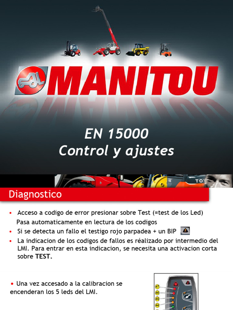 Control y Ajuste Manitou | PDF | Diodo emisor de luz
