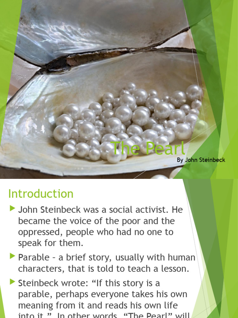 The Pearl - Introduction To The Novel | PDF