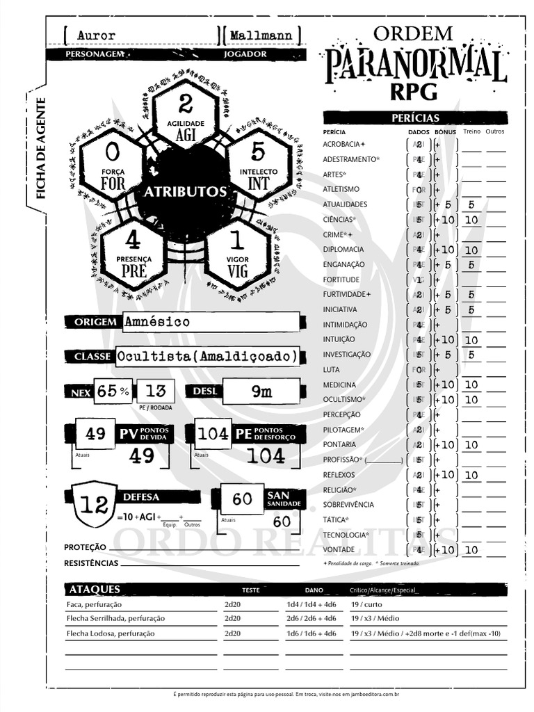Ficha Auror 100 Pdf