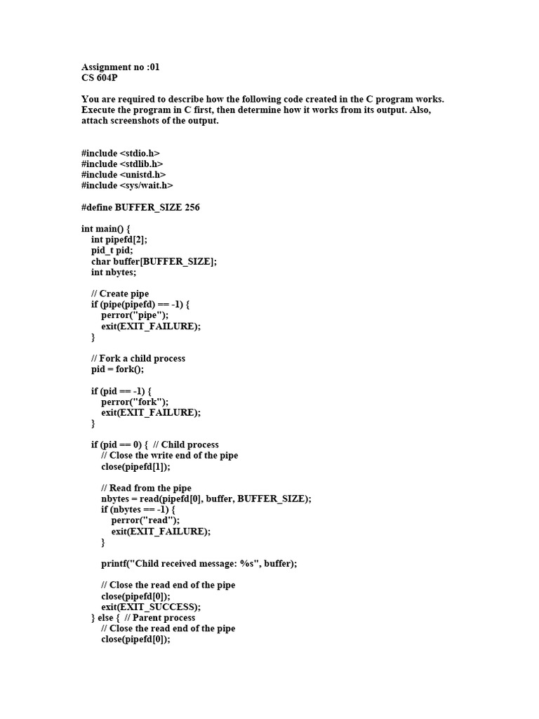 cs604 P | PDF | Process (Computing) | Software