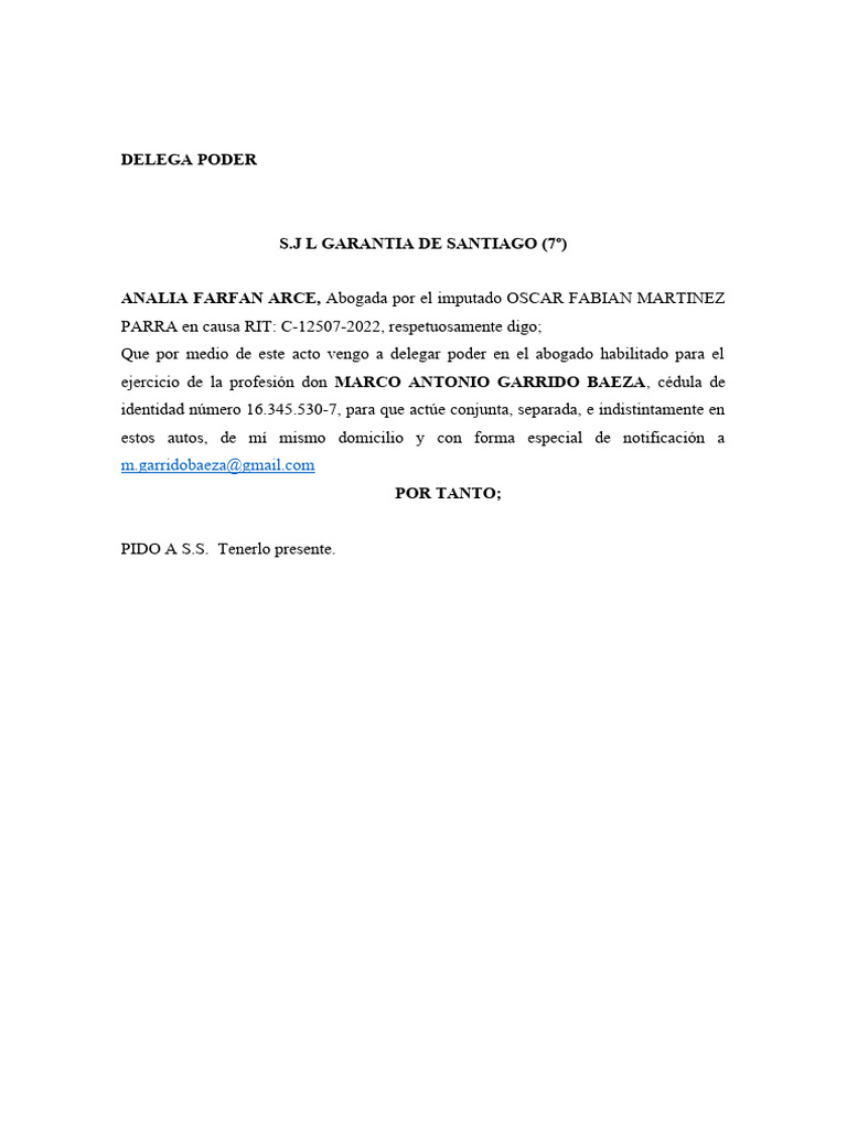 Delega Poder Penal | PDF