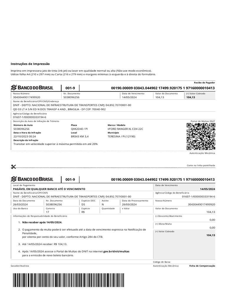 S038096256 Gru | PDF | Impressão