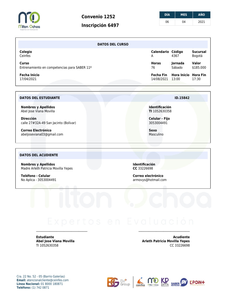Certificado Abel | Descargar gratis PDF | Documento de identidad