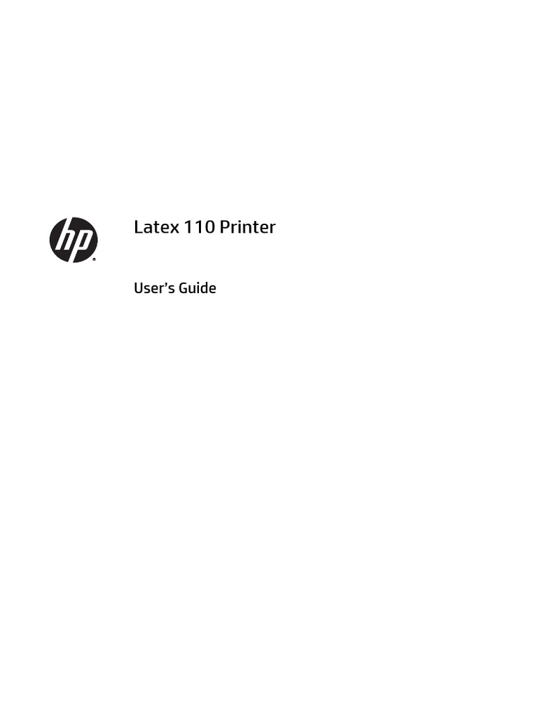 Latex 110 Printer: User's Guide | PDF | Printer (Computing) | World Wide Web