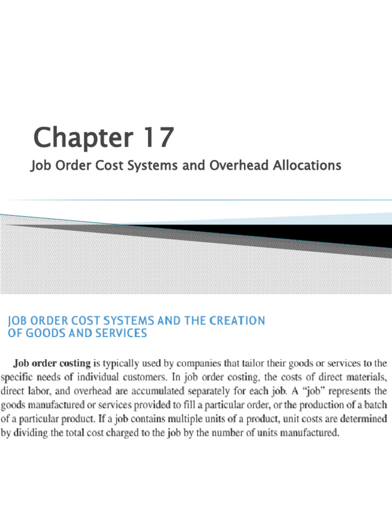 CHP 17 Slides | PDF | Cost | Business