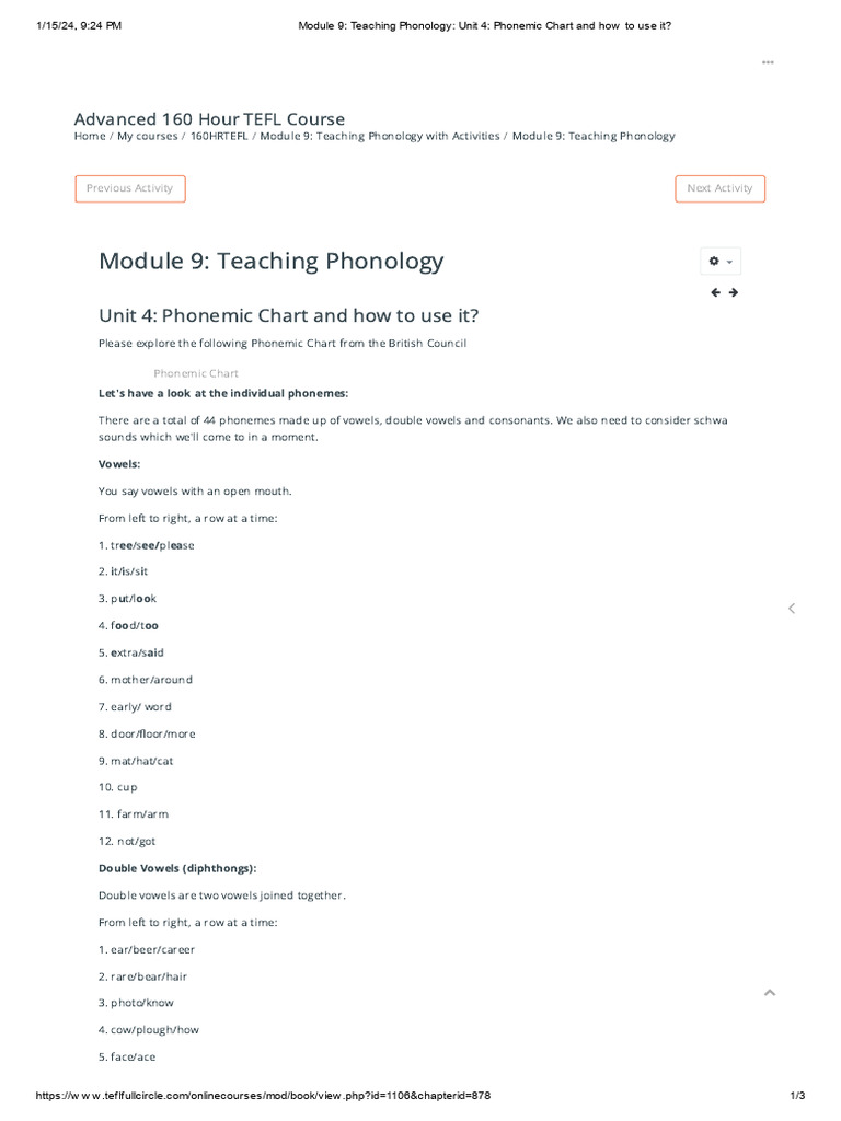 Module 9_ Teaching Phonology_ Unit 4_ Phonemic Chart and how to use it ...