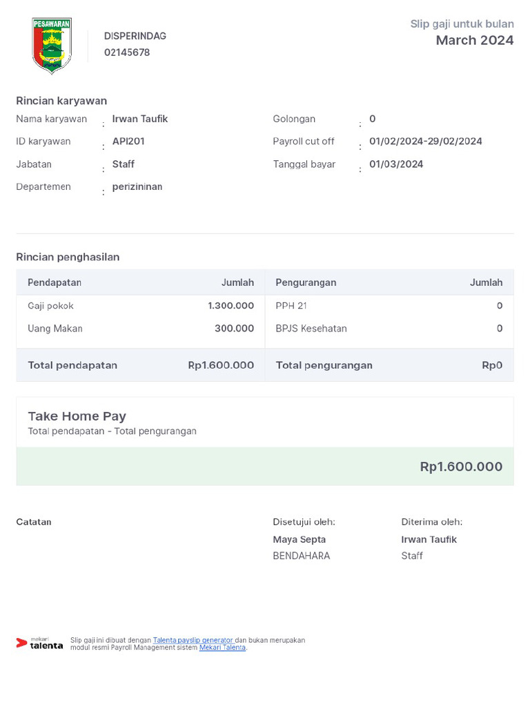 Payslip | PDF