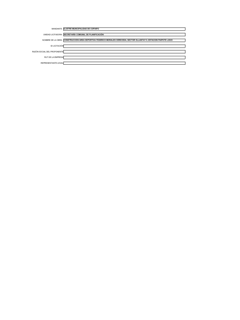 11.-Itemizado Modificado ECON-01 | PDF