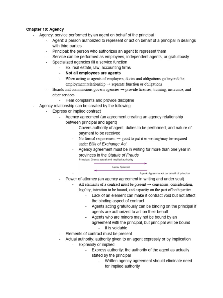 Week 8 - Agency and Partnerships | PDF | Law Of Agency | Legal Liability