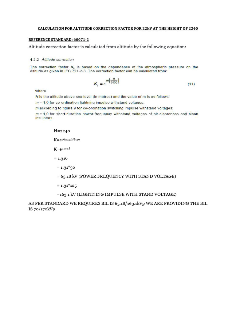 Altitude Factor | PDF