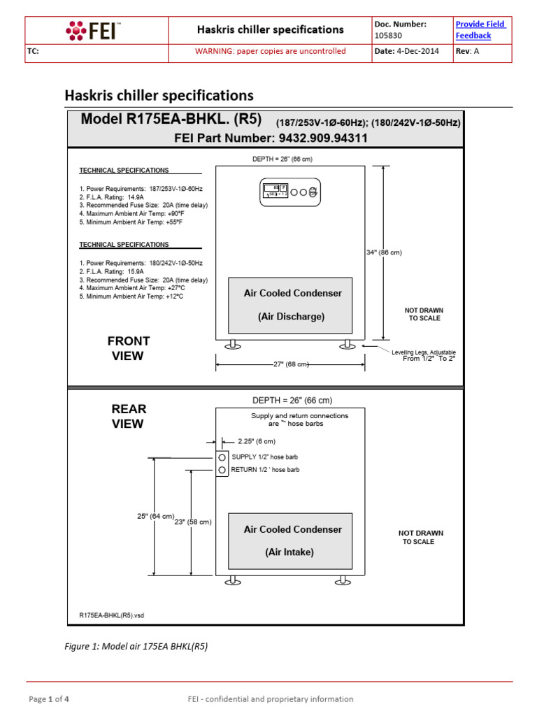 Haskris 175EA | PDF | Heat | Water