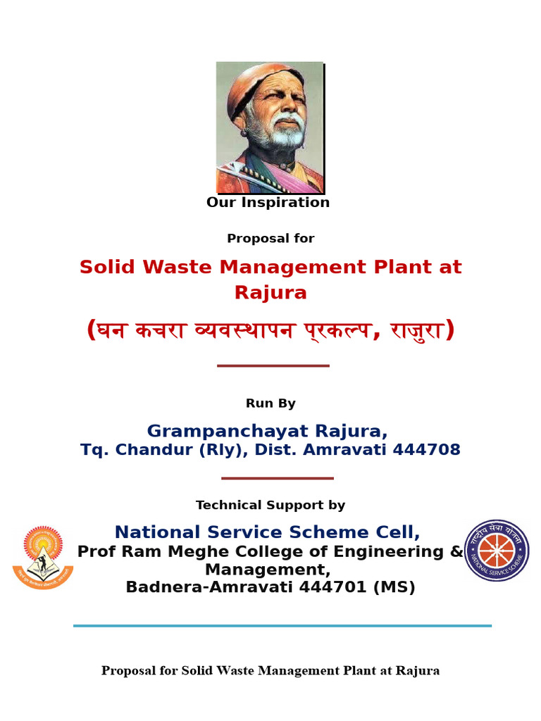 Proposal For Solid Waste Management Plant | PDF