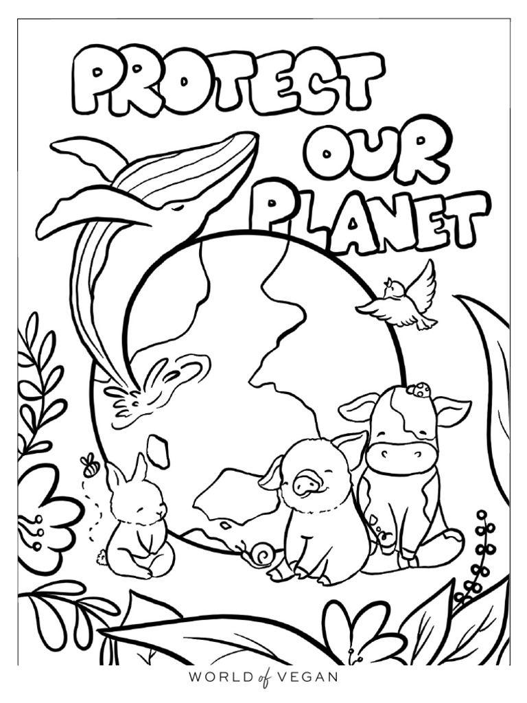 Earth Day Coloring | PDF