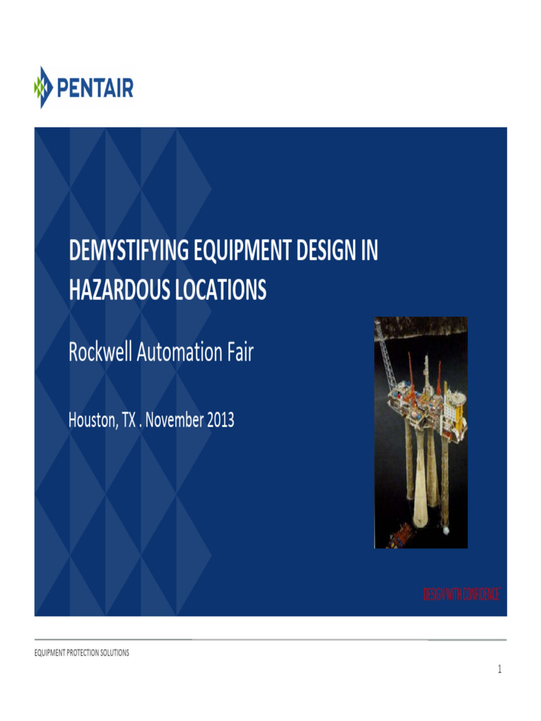 Hazardous Area Certification Guide Pentair | PDF | Chemical Process ...