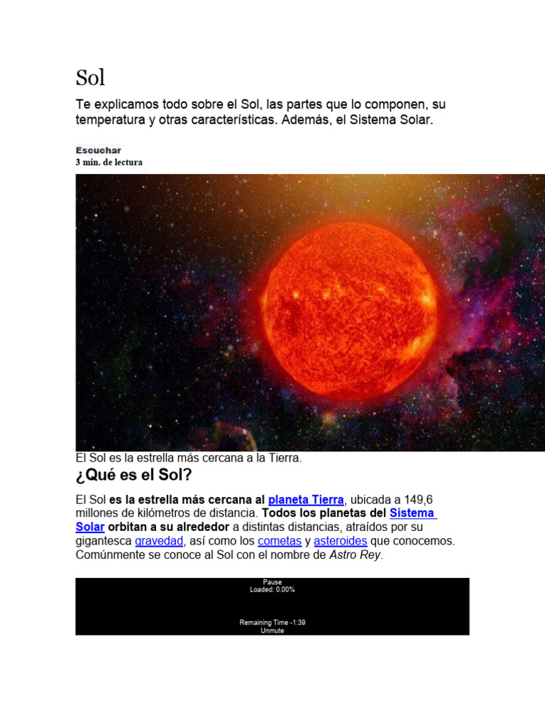 El Sol | PDF | Dom | Estrellas