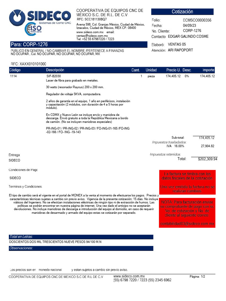 C00000356 - Sif-B2030 - Ari Rapoport | PDF