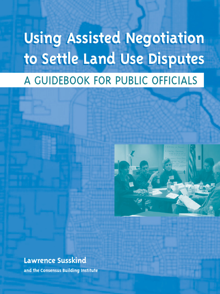Assisted Negotiation for Land Disputes | PDF | Mediation | Negotiation