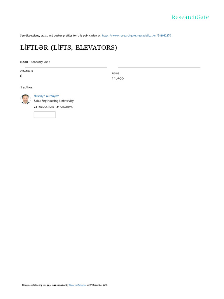 Lift | PDF