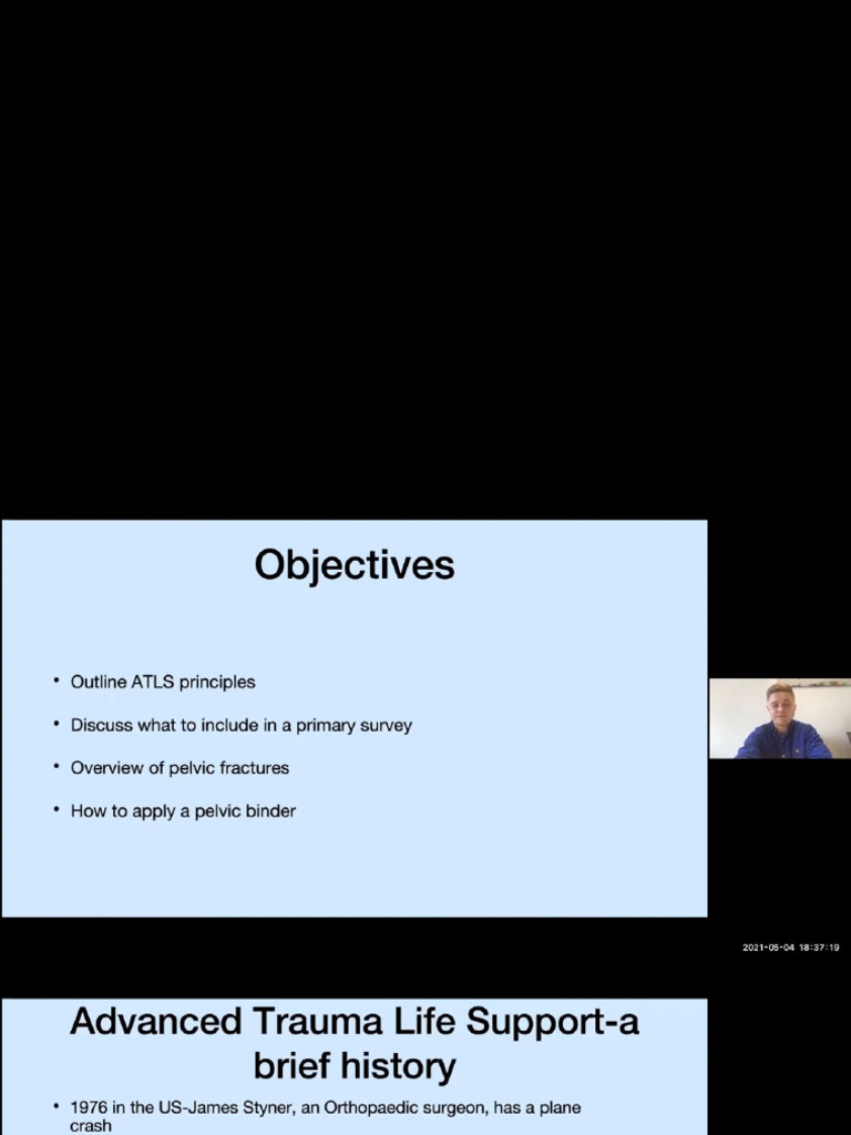ATLS & Pelvic Fractures (T&O Acute Management) V1 | PDF