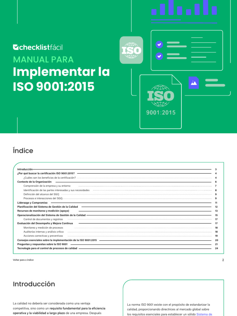 Es Ebook Manual para Implementar La Iso9001 | PDF | Calidad (comercial ...