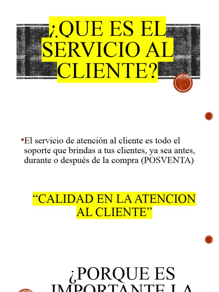 Atencion Al Cliente | PDF