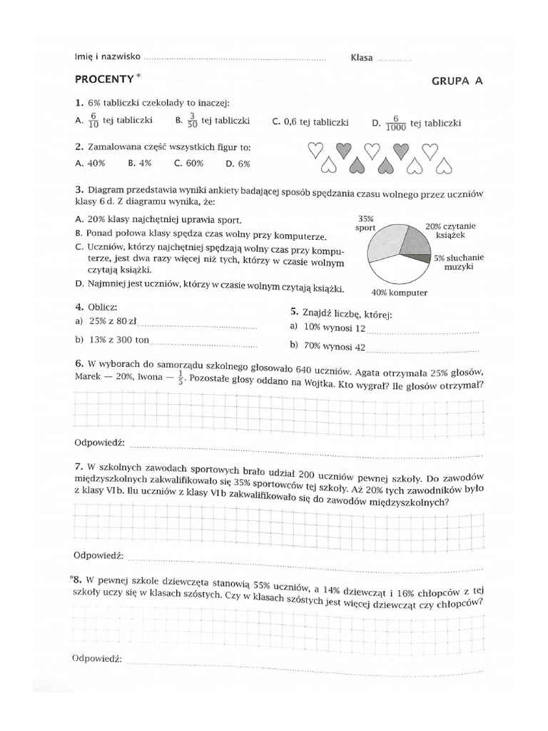GWO Mat6 SPR Procenty | PDF