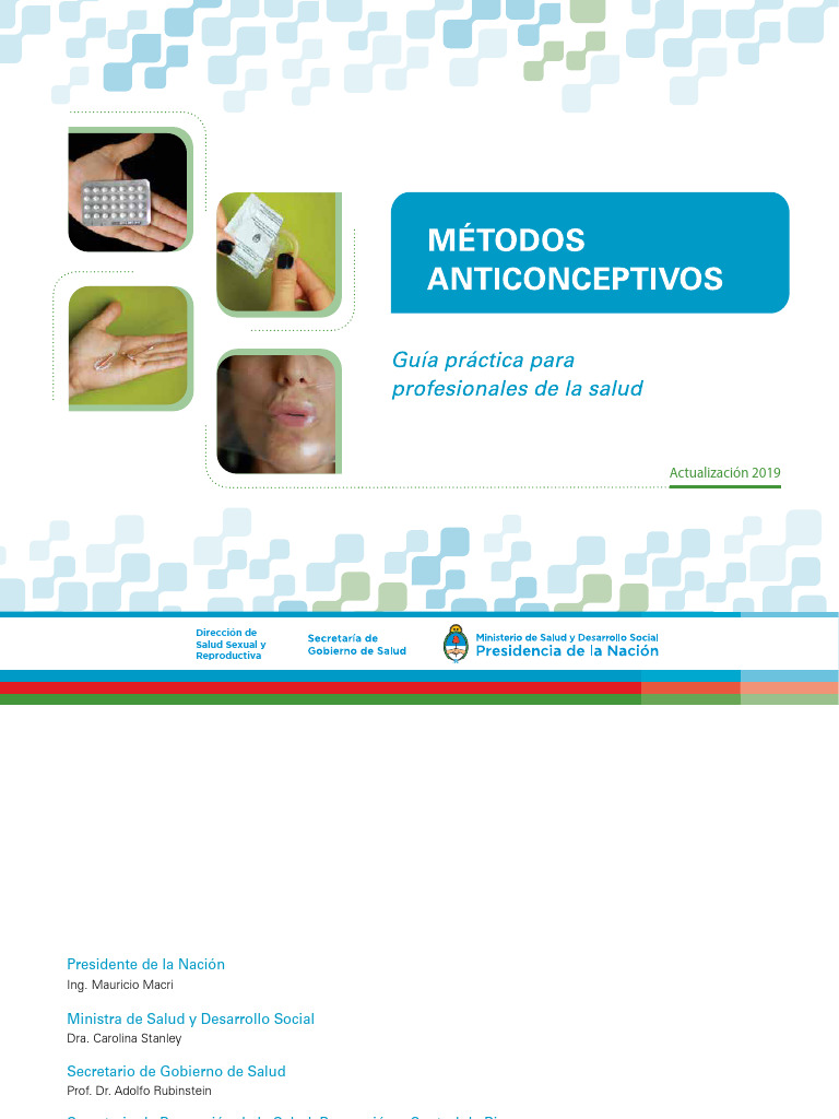 Clase 5 Guía metodos de anticoncepción minsterio de salud EXTRACTO | PDF | Control de la ...