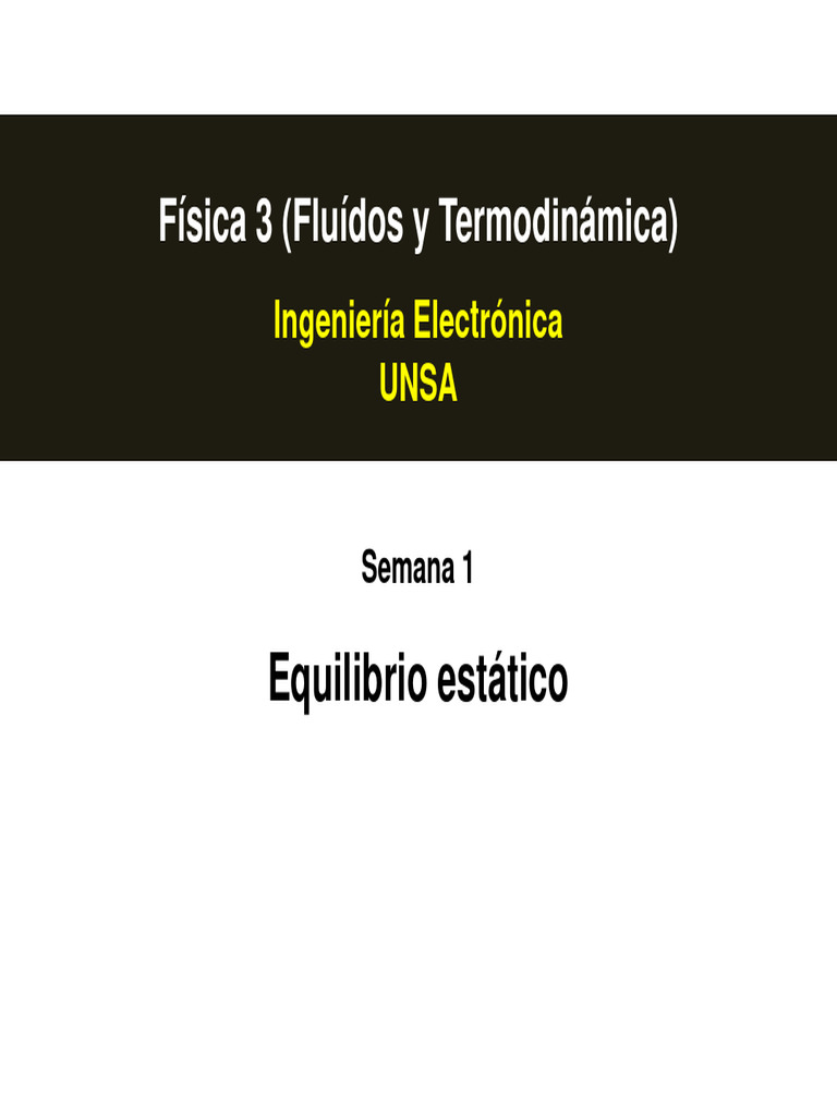 Equilibrio de Cuerpos Rígidos en Física | PDF | Fuerza | Masa