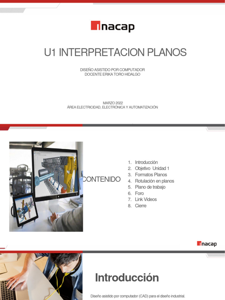 Clase U1 Interpretación Planos en Obras Civiles, PPT-2 (16-10-2022) | PDF | Diseño | Informática