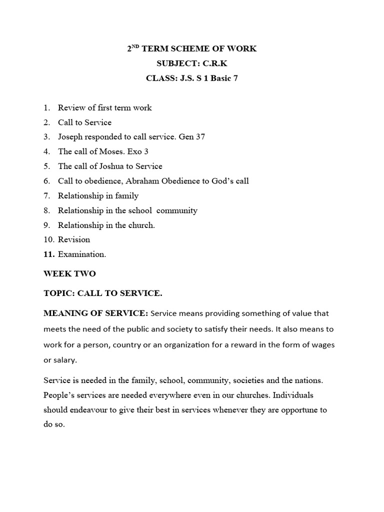 2nd Term E-Note Jss 1c R S-1 | PDF | Abraham | Joshua 2nd Term E-Note Jss 1c R S-1 | PDF | Abraham | Joshua