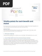 Vitality Points Guide for Adults | PDF | Physical Fitness | Heart Rate