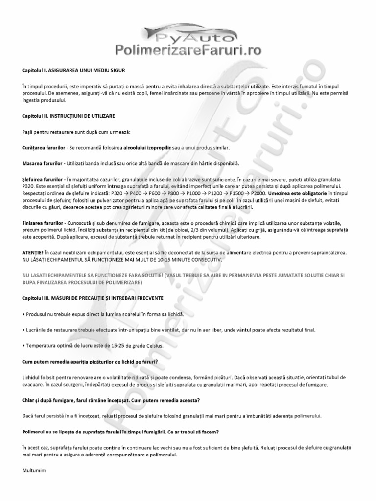 Instruc_iuni de Utilizare | PDF