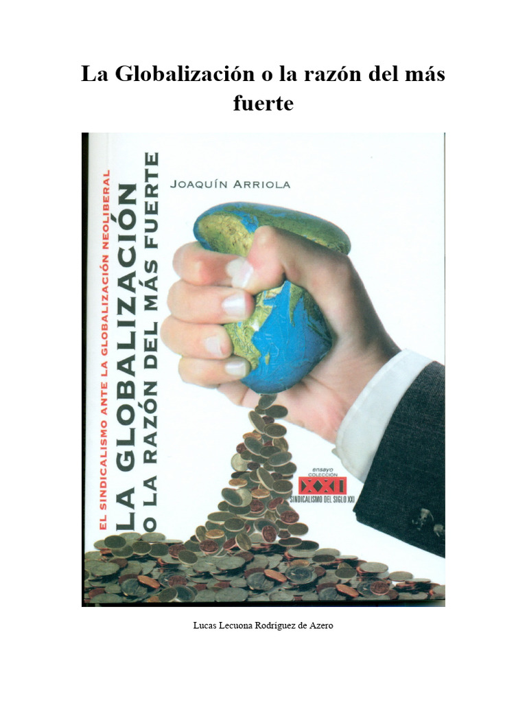 BP_ La Globalización o la Razón del Más Fuerte | PDF | Globalización ...