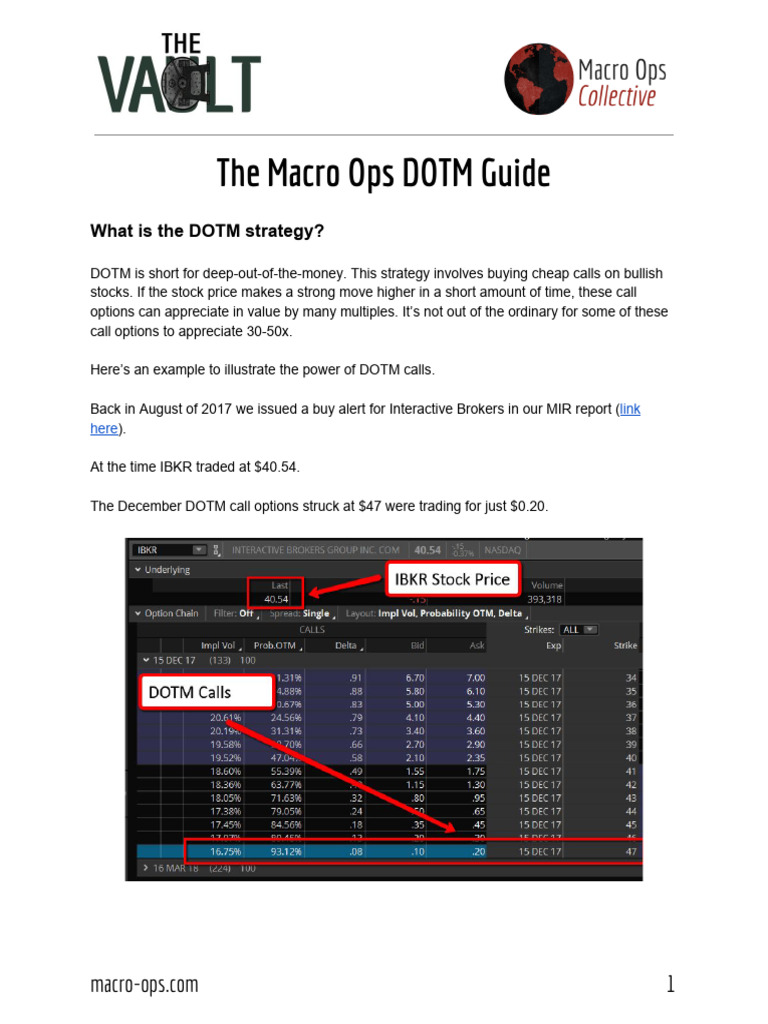 The-Macro-Ops-DOTM-Guide-V1 | PDF | Option (Finance) | Hedge (Finance)