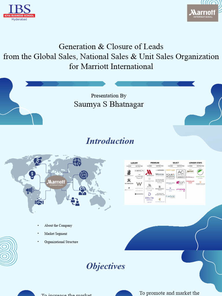 Marriott Lead Generation Strategies | PDF | Sales | Retail