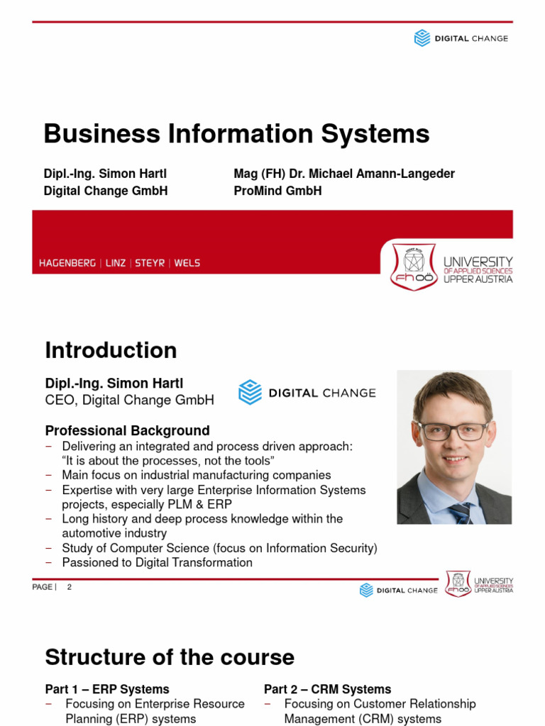 Business Information Systems Part 1 | PDF | Enterprise Resource ...
