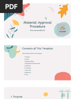 Material Approval Checklist | PDF | Specification (Technical Standard ...