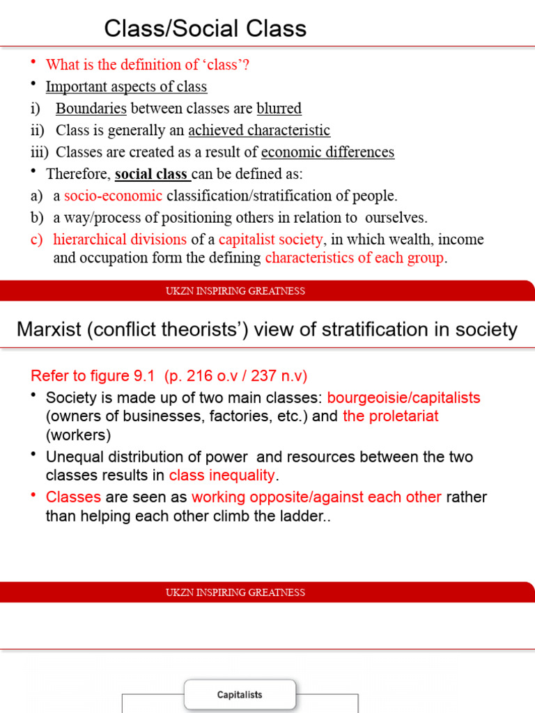 Chapter 9 - Class and Access To Education | PDF | Social Stratification ...