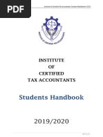 ACA CTA Joint Programme Prospectus 2025 | PDF