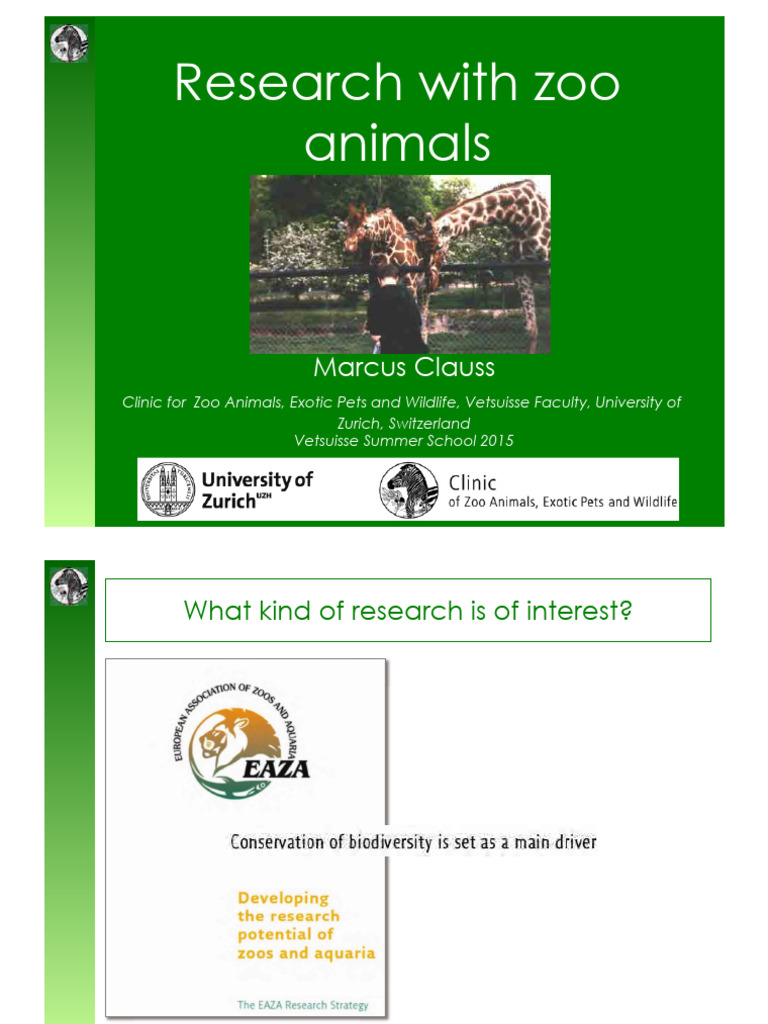 ZooResearch_handout | PDF | Zoo