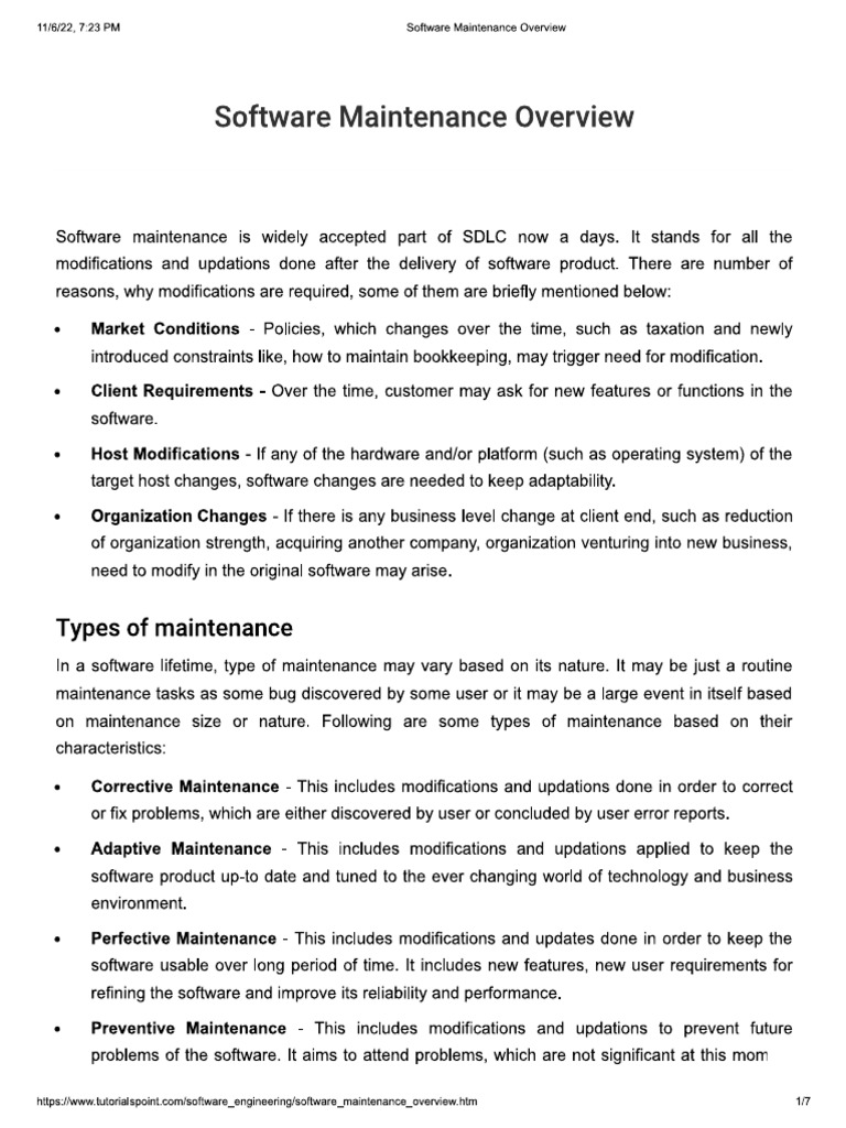 Software_Maintenance | PDF Software_Maintenance | PDF