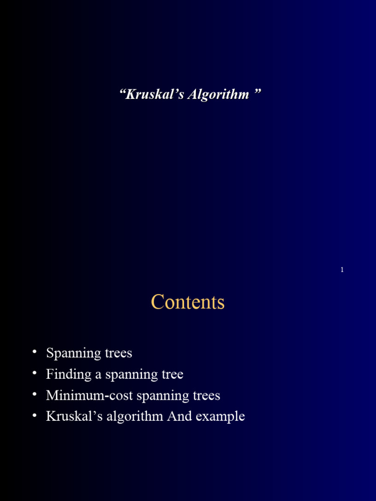 Kruskals Algorithm Pdf Vertex Graph Theory Computational Problems 6421
