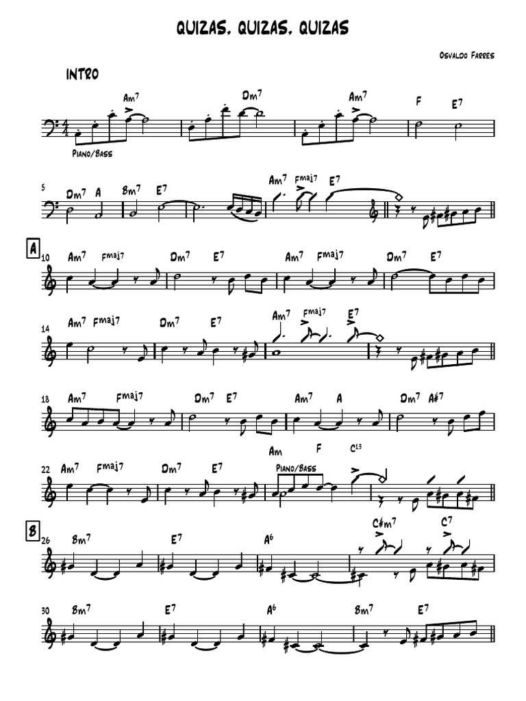 Quizas Quizas Quizas LEAD | PDF